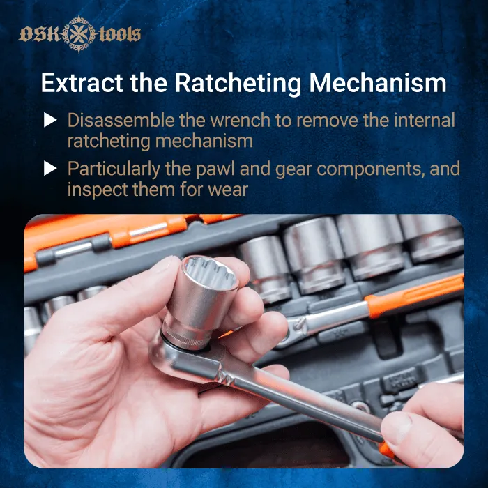 How to disassemble a ratcheting wrench? 4 steps let you know-OSK Tools-Wrench Brand